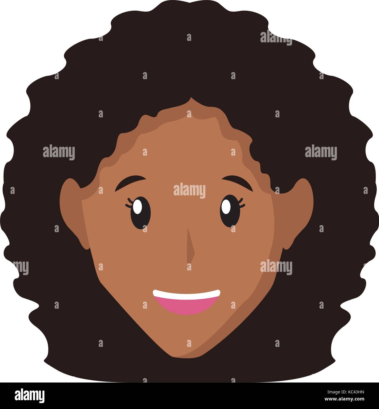 Woman smiling cartoon Stock Vector Image & Art - Alamy