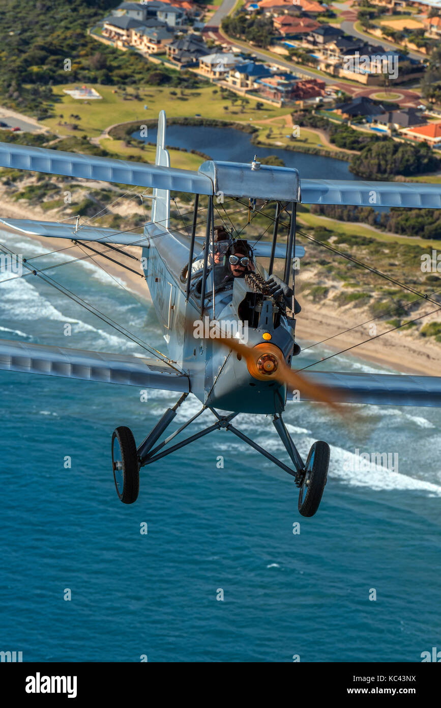 The one and only, 1920's, homebuilt Silver Centenary biplane, based in ...