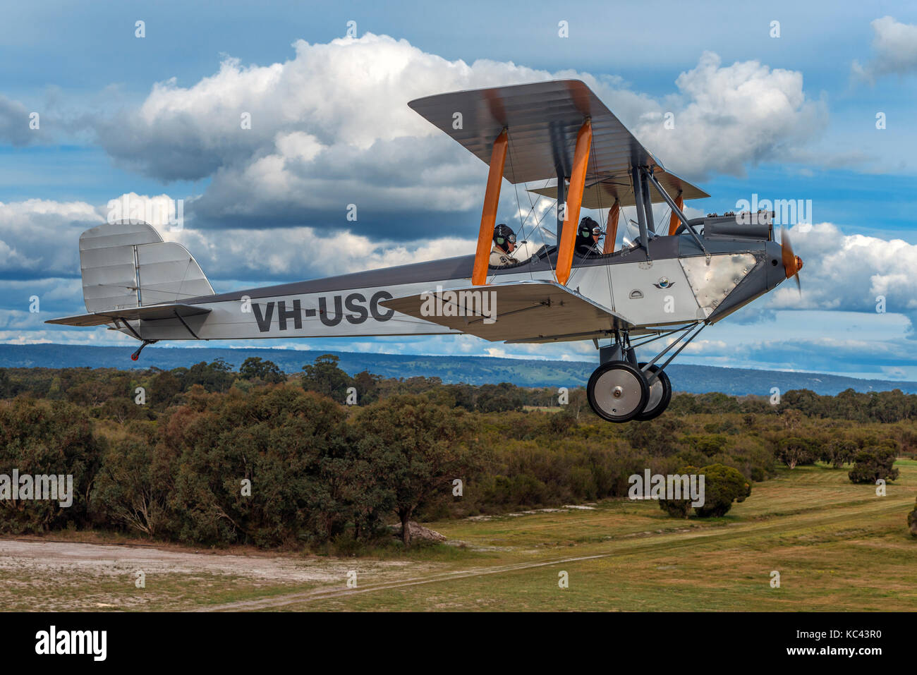 The one and only, 1920's, homebuilt Silver Centenary biplane, based in ...