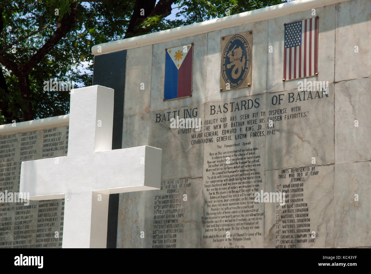 Battling Bastards of Bataan Memorial, Capas National Shrine, in Capas ...