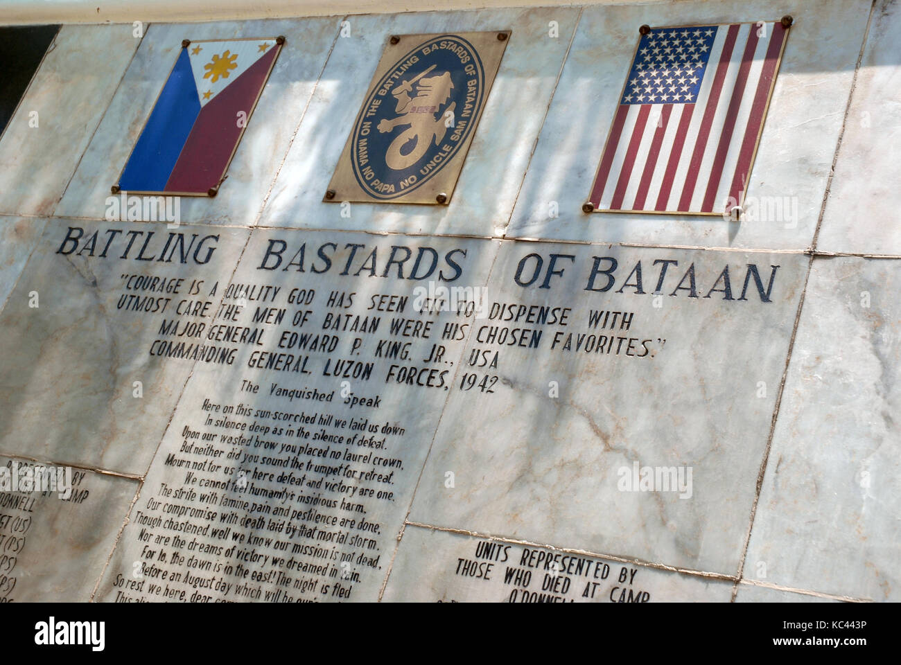 Battling Bastards of Bataan Memorial, Capas National Shrine, in Capas ...
