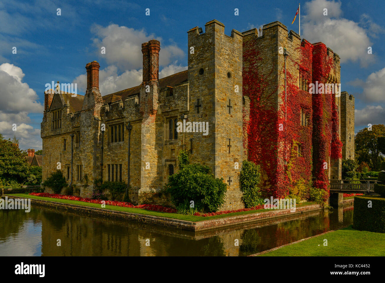 The ivy covered medieval Levers Castle in Kent, UK Stock Photo - Alamy