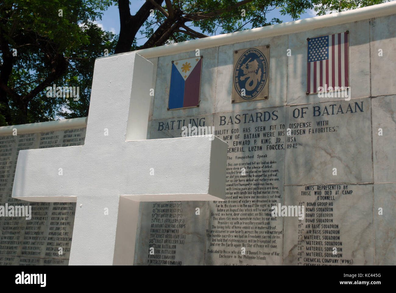 Battling Bastards of Bataan Memorial, Capas National Shrine, in Capas ...