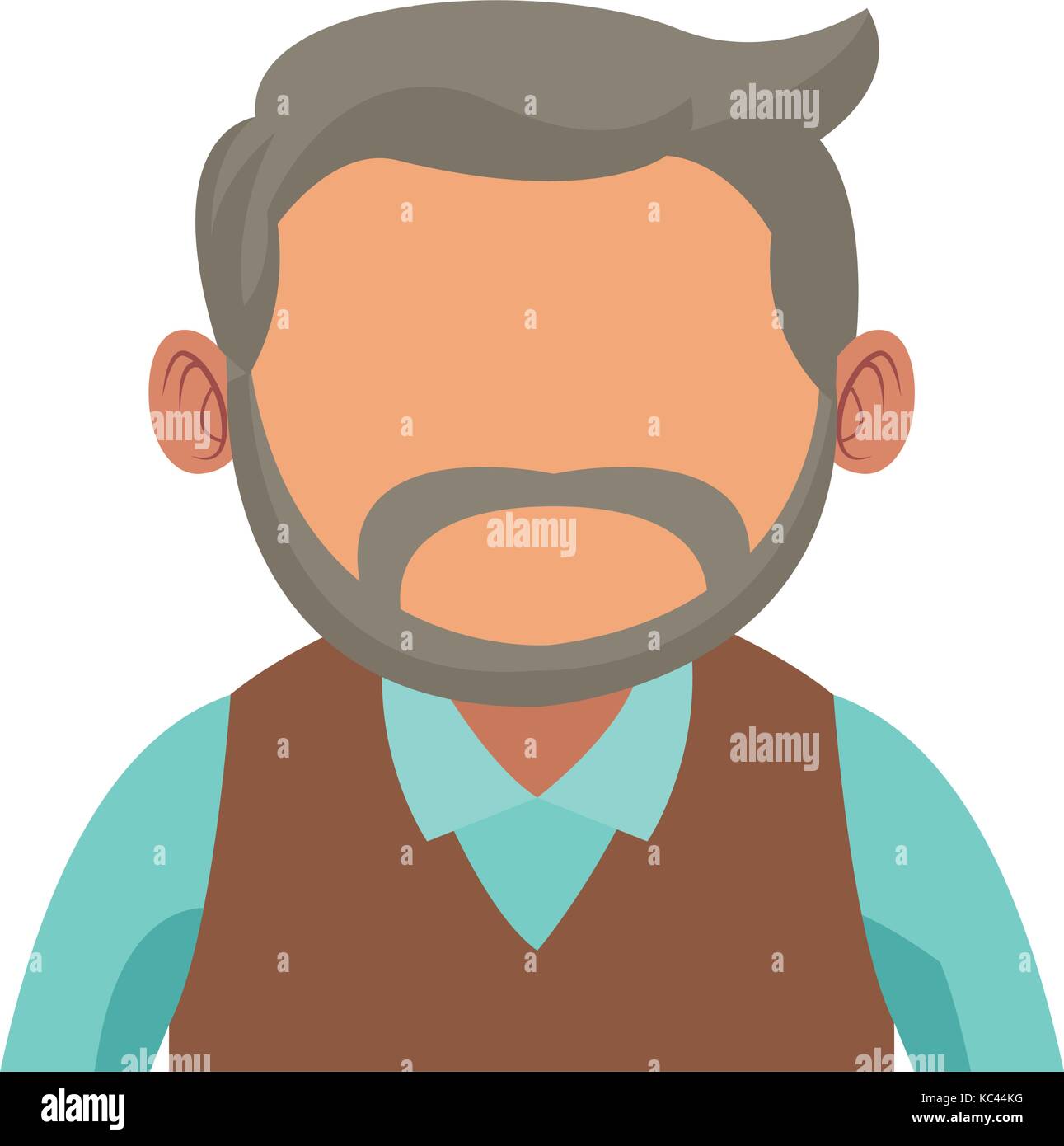 Cute grandfather cartoon Stock Vector Image & Art - Alamy