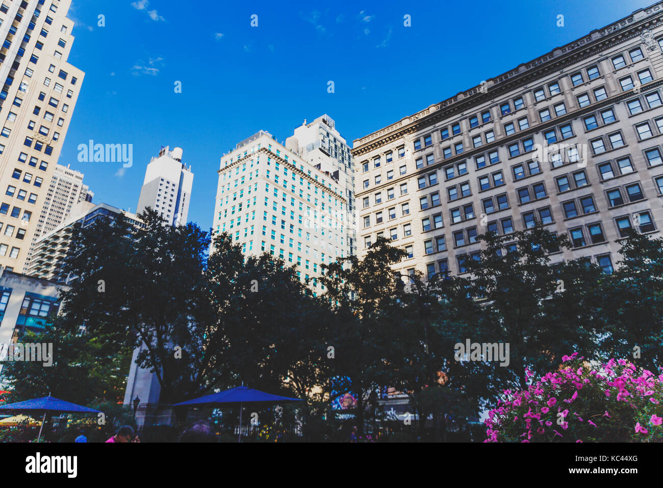 NEW YORK, NY - September 3rd, 2017: Detail of Herald Square in Midtown ...
