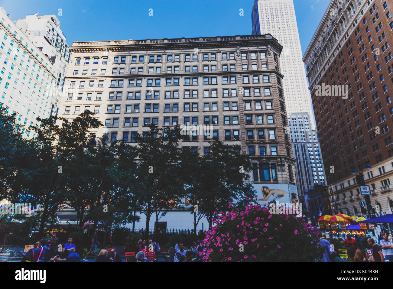 NEW YORK, NY - September 3rd, 2017: Detail of Herald Square in Midtown ...