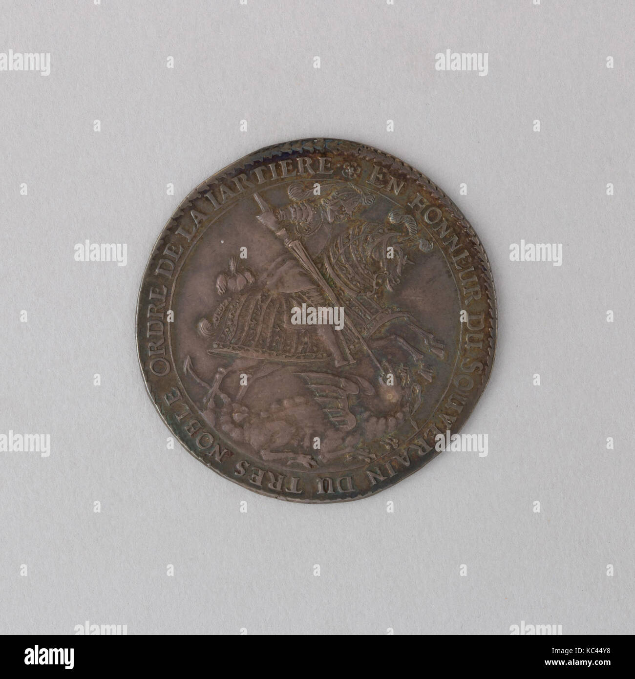 Medal Showing John George II, Elector of Saxony, Knight of the Garter ...