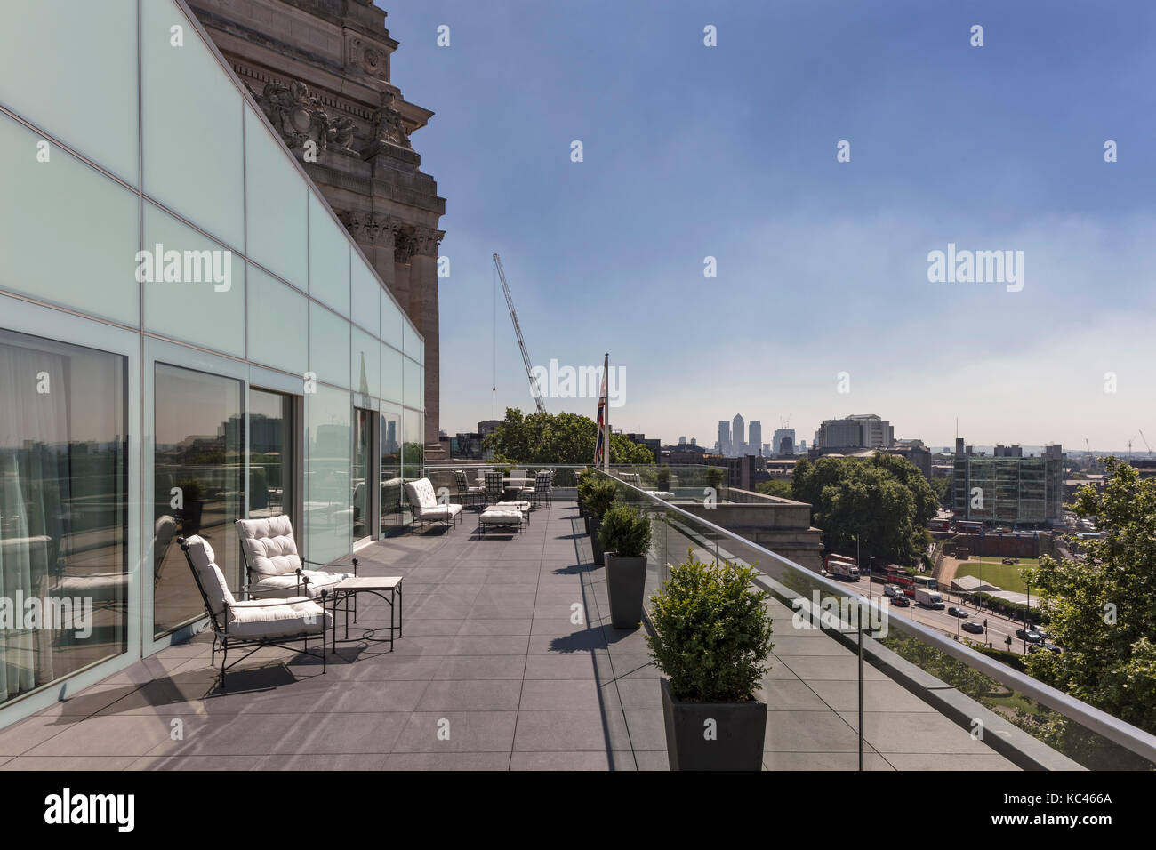 Roof terrace. Ten Trinity Square - The Residences, London, United ...