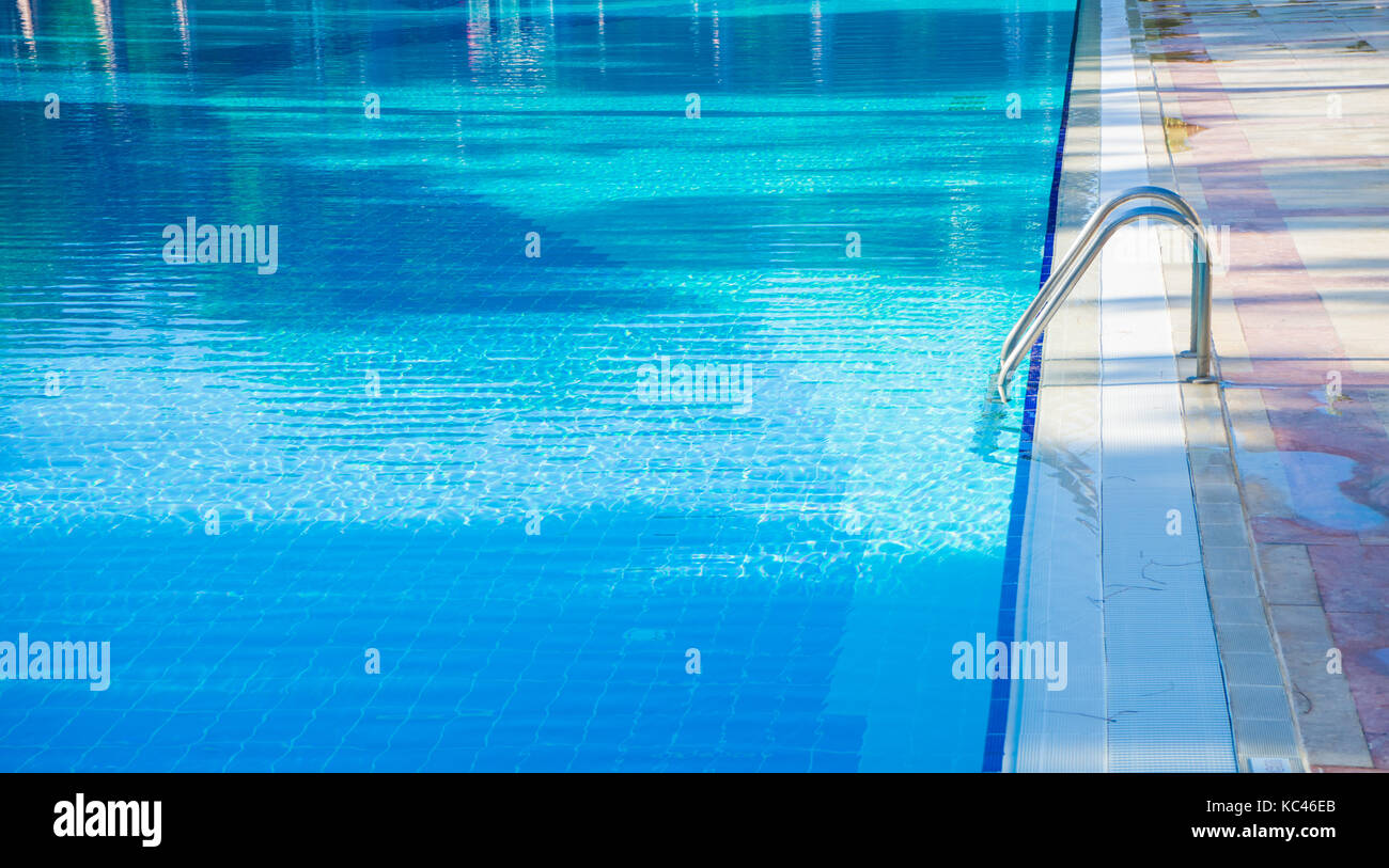 Blue swimming pool rippled water detail as a relax concept Stock Photo ...