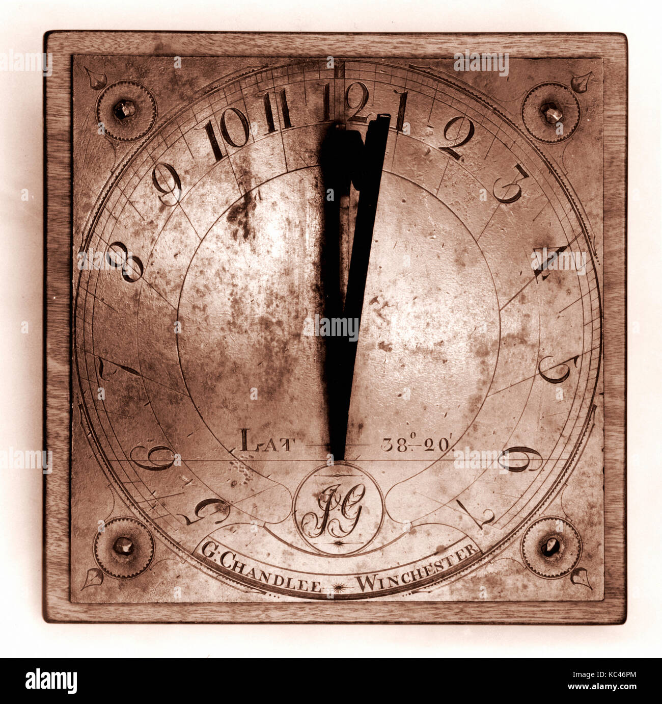 Sundial, ca. 1800, Made in Winchester, Virginia, United States ...
