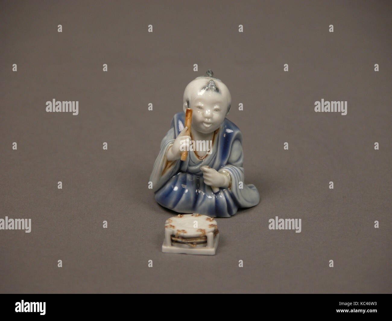 Chinese child with musical instrument, Edo period (1615–1868), 1760 ...