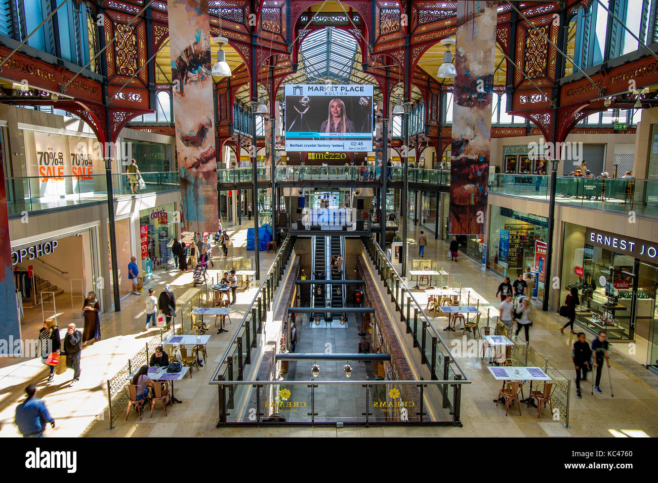 Market place bolton hi-res stock photography and images - Alamy