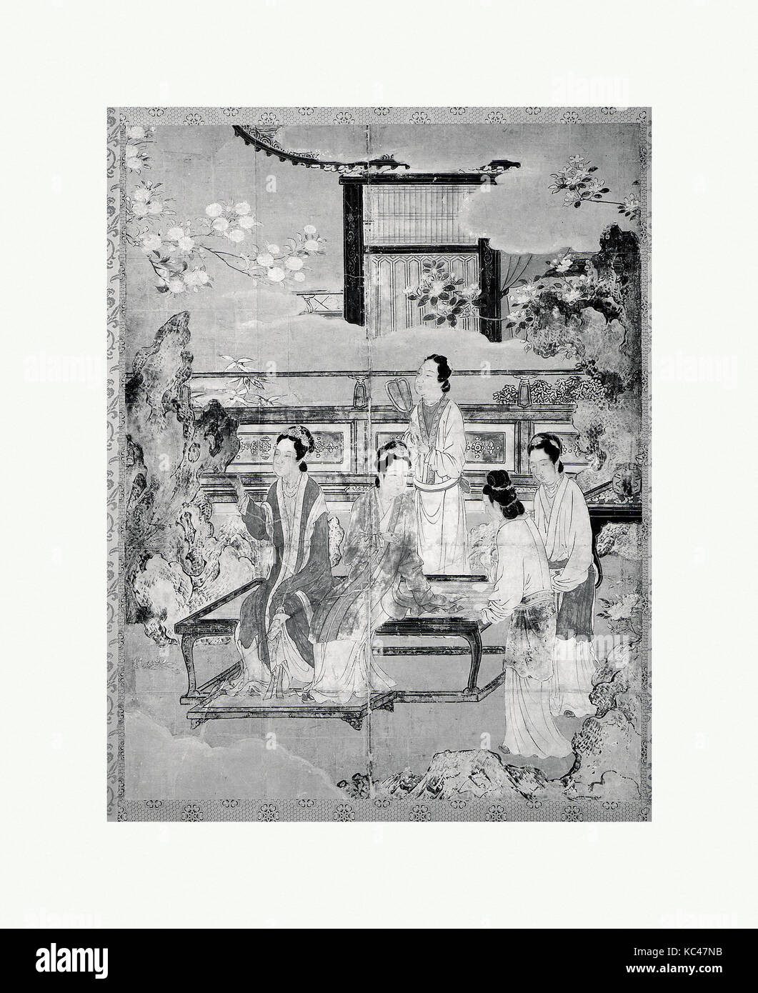 Chinese lady painting hi-res stock photography and images - Alamy