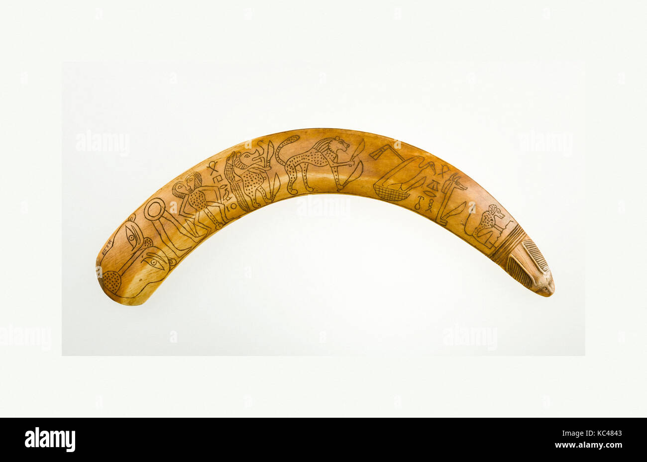 Magic wand, Middle Kingdom, Dynasty 12–13, ca. 1981–1640 B.C., From ...