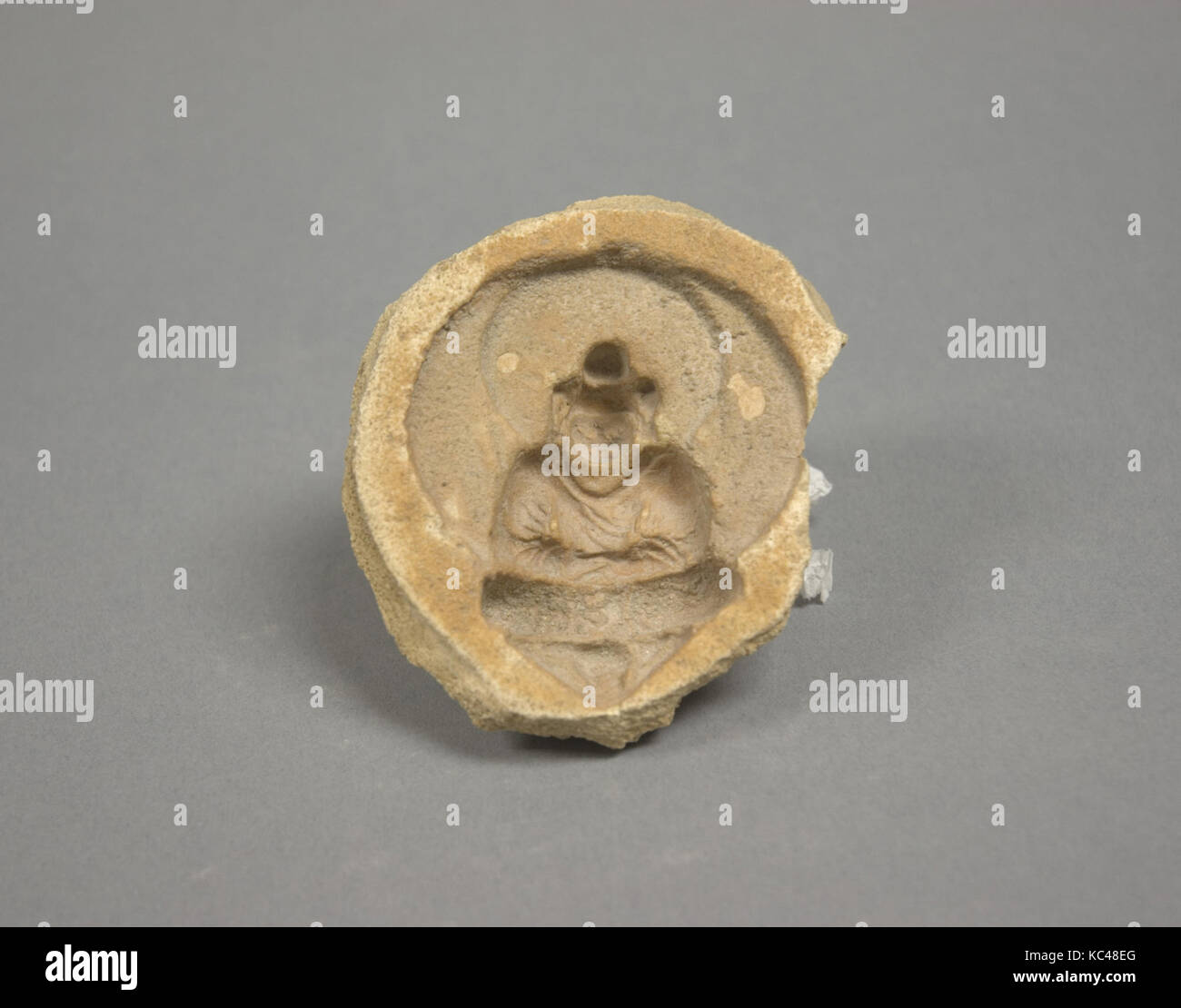 Mold with Intaglio Figure, 3rd–7th century, Central Asia, Stucco, 3 1/4 ...
