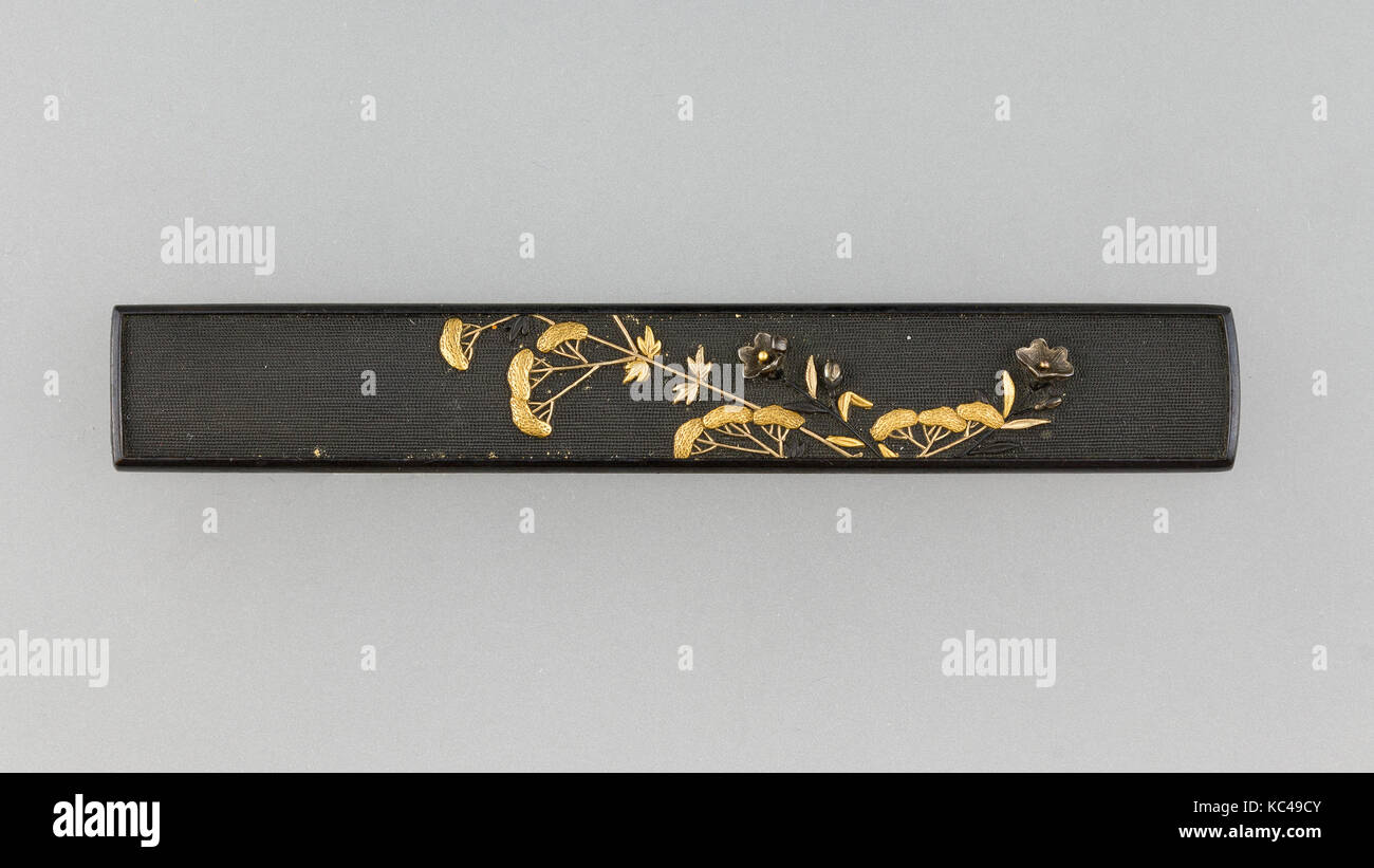 Knife Handle (Kozuka), 18th century, Japanese, Copper-gold alloy ...