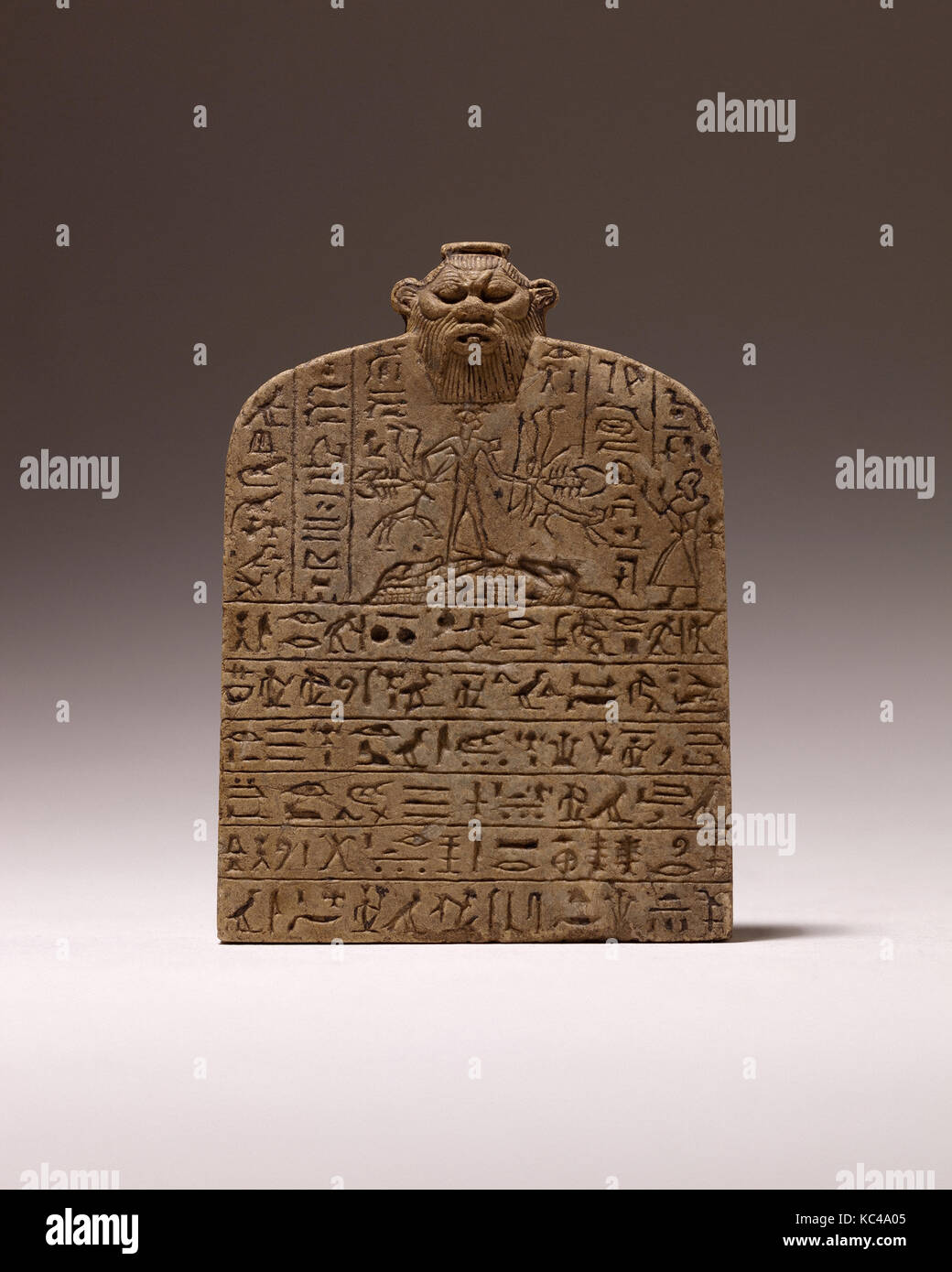 Small Magical Stela with Shed dedicated by Nesamenemopet, son of ...