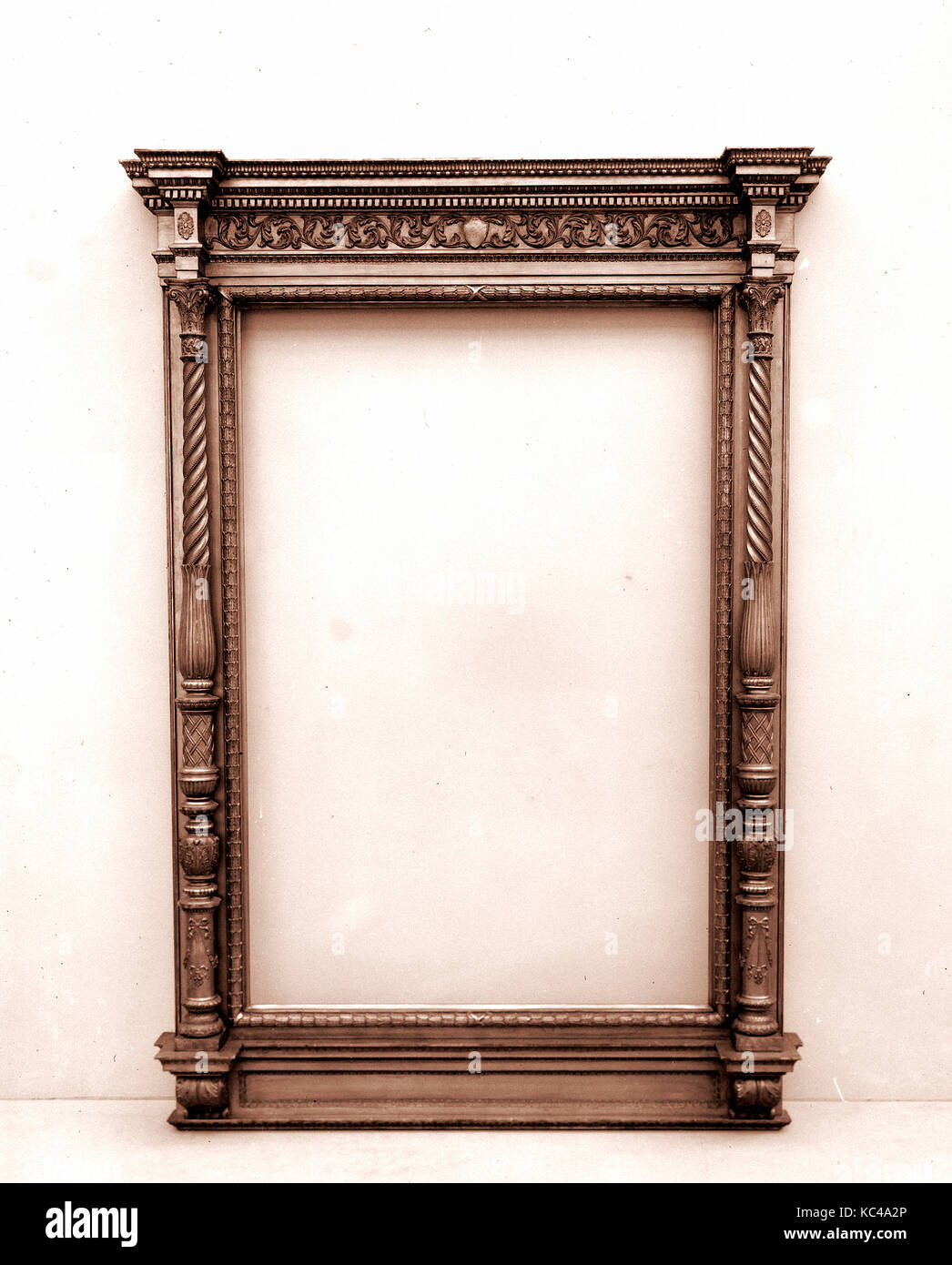 Frame, 1870–1900, American, Wood, gilt, 83 x 58 1/2 in. (210.8 x 148.6 ...