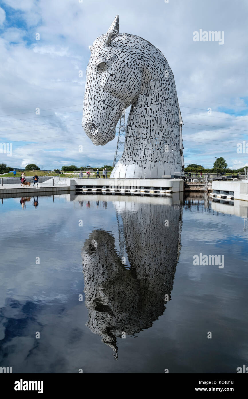 The Kelpies, The Helix Project, Falkirk, Scotland, United Kingdom Stock ...