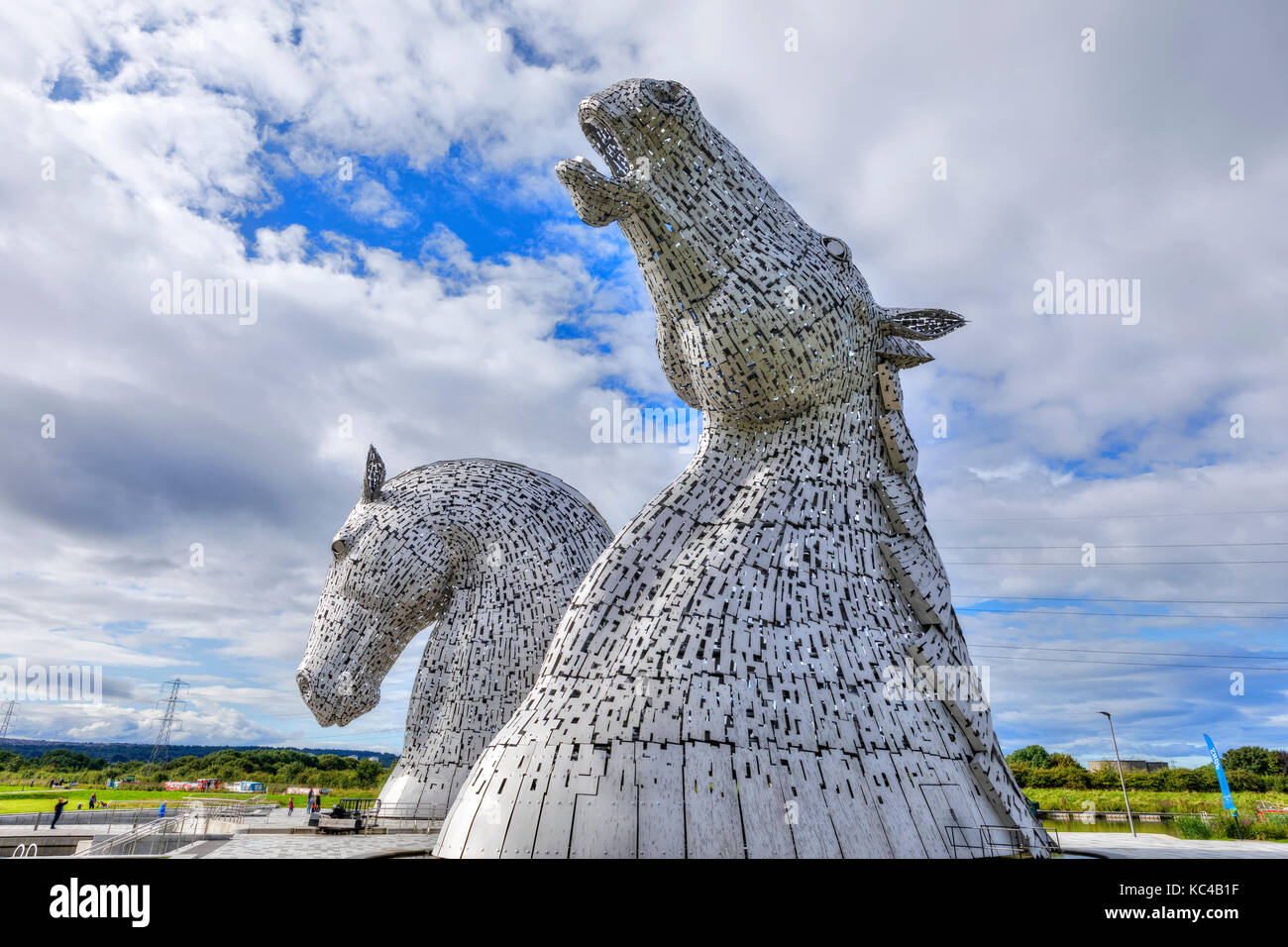 The Kelpies, The Helix Project, Falkirk, Scotland, United Kingdom Stock ...