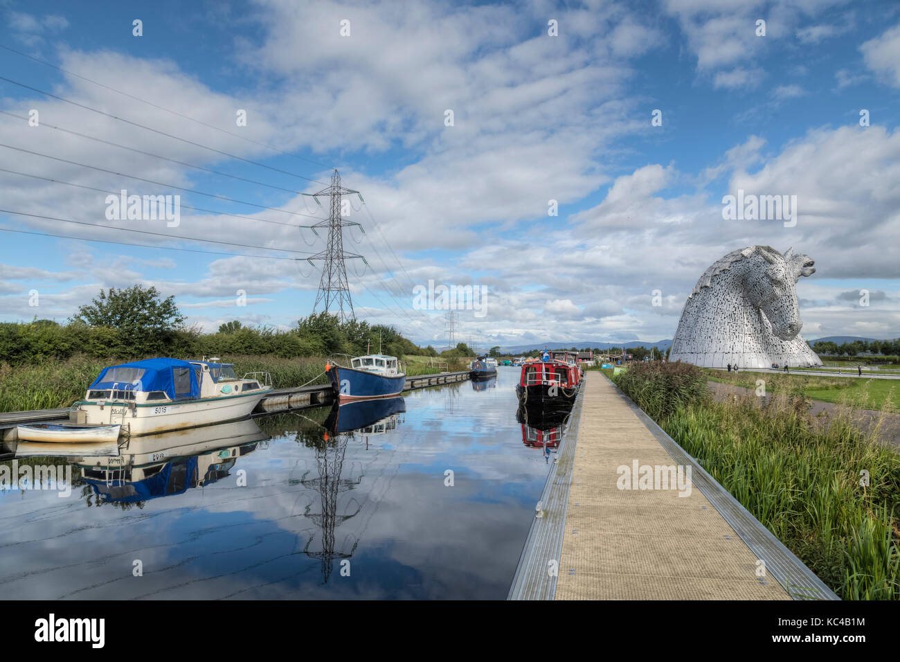 The Kelpies, The Helix Project, Falkirk, Scotland, United Kingdom Stock ...
