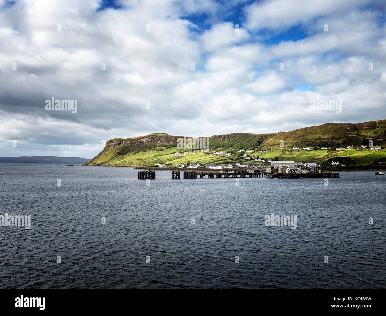 Uig at the head of Uig Bay on the west coast of the Trotternish ...