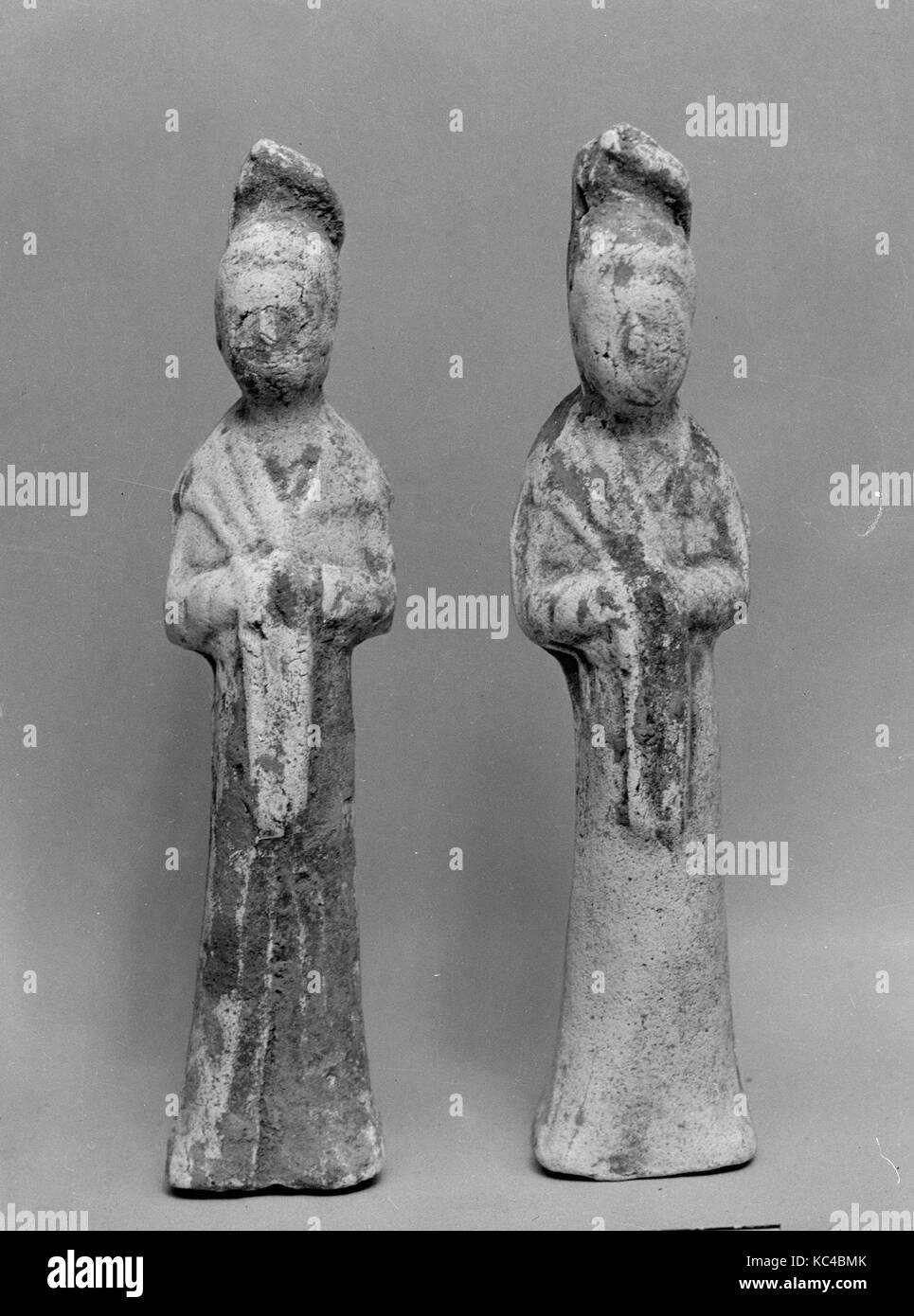 Figure of a Standing Woman, Tang dynasty (618–907), China, Glazed ...