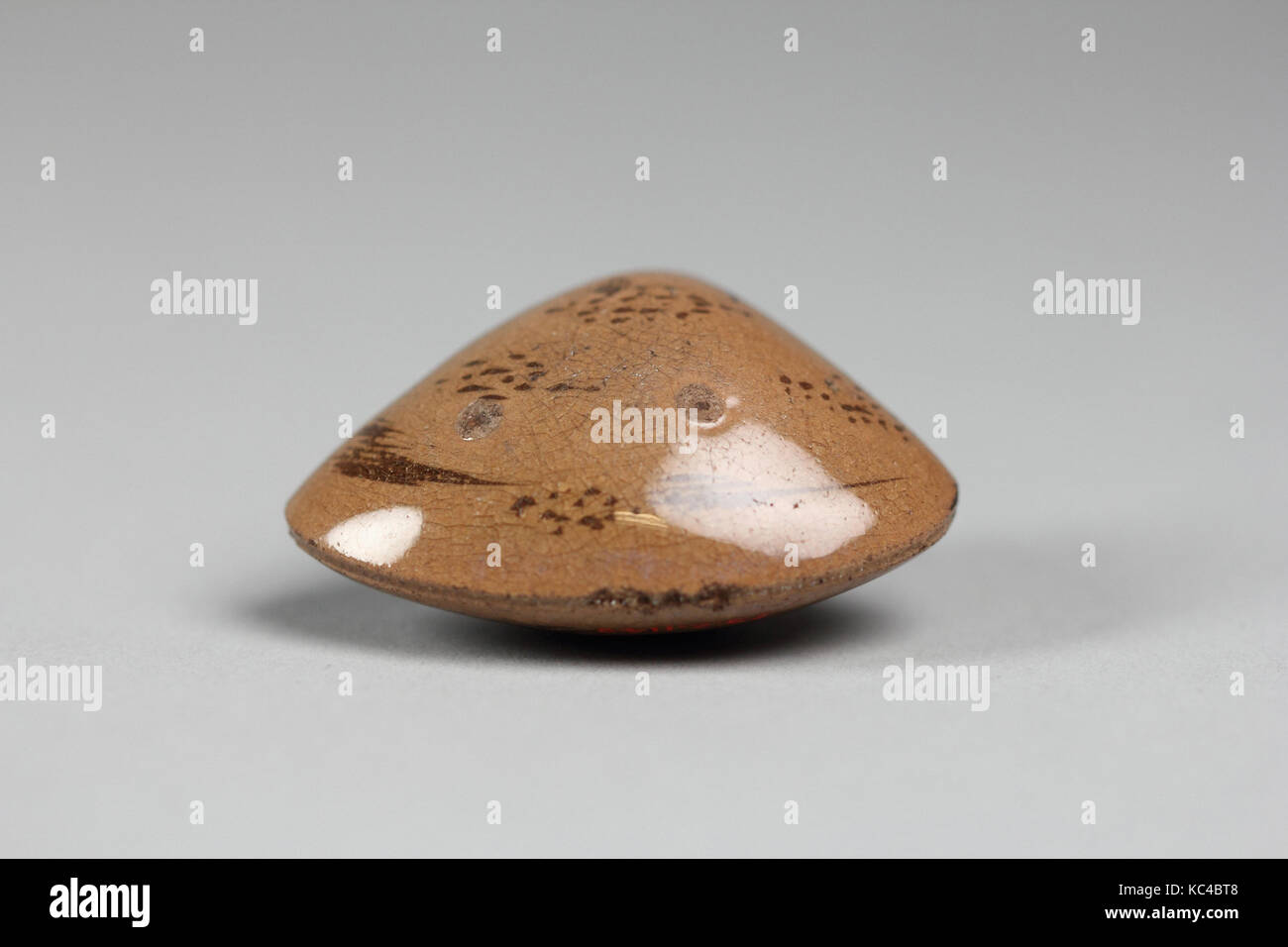 Netsuke, 19th century, Japan, Clay with crackled glaze, H. 2 in. (5.1 ...