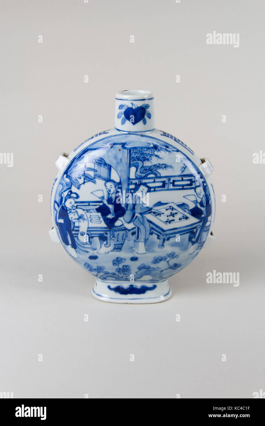 Pilgrim Bottle, Qing dynasty (1644–1911), first half of the 19th ...