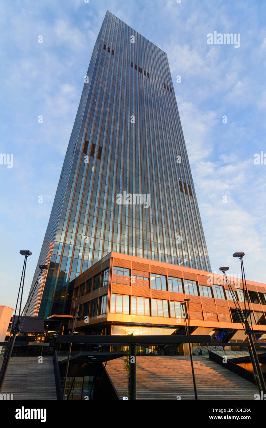 DC Tower 1, Wien, Vienna, 22. Donaustadt, Wien, Austria Stock Photo - Alamy