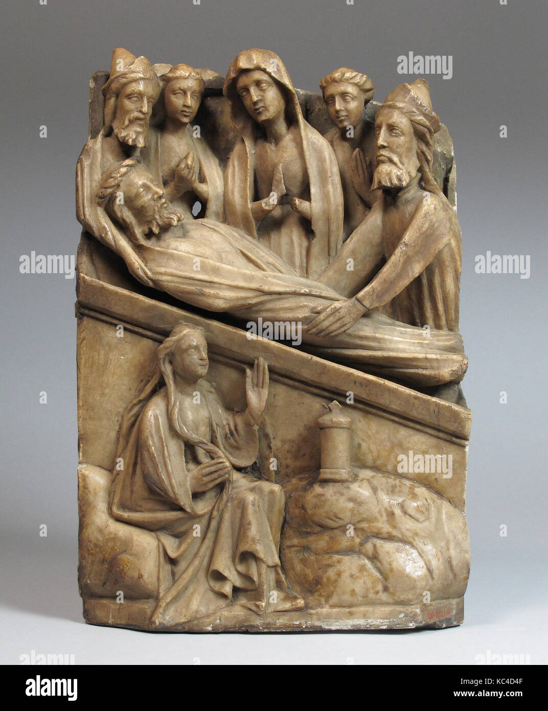 The Entombment, 15th century, Made in Nottingham, British, Alabaster ...