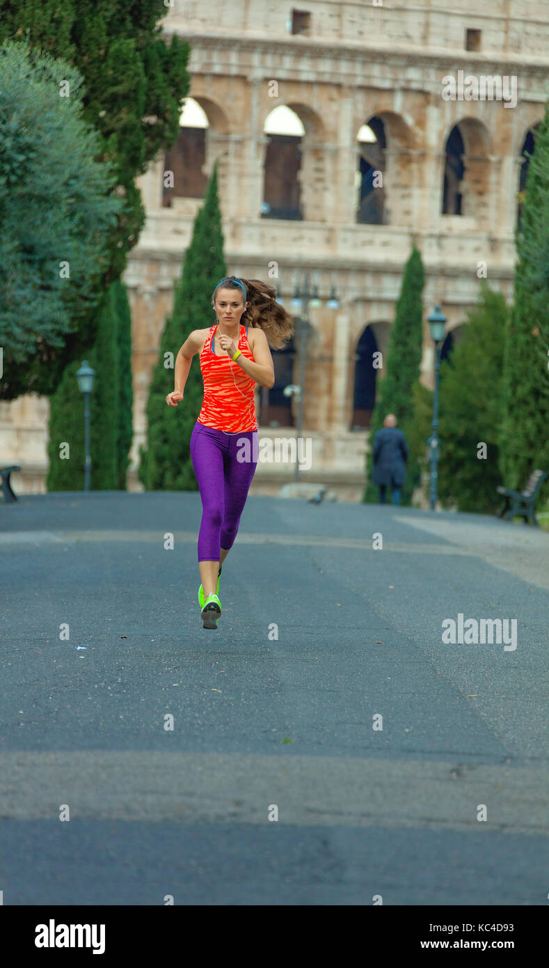 Gladiator inspiring trainings. Full length portrait of young healthy ...