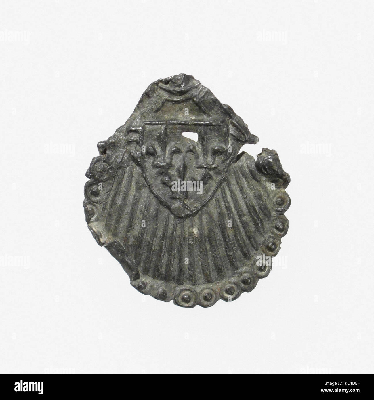 Pilgrim's Badge, 15th century, French, Lead, Overall: 7/8 x 13/16in. (2 ...