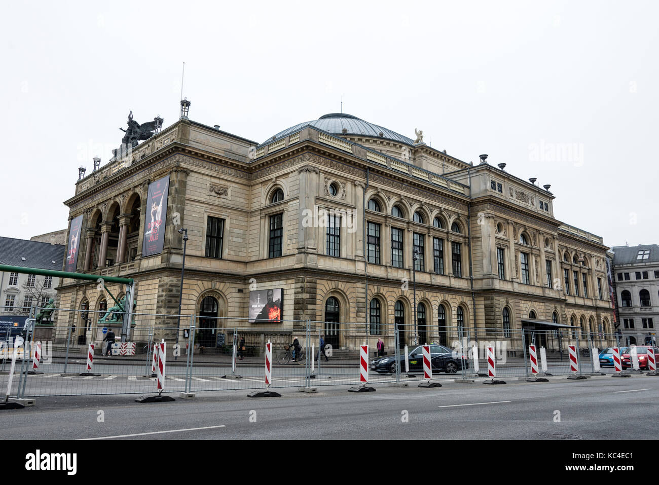 The Royal Danish Theatre on Kongens Nytorv , Copenhagen, Denmark Stock ...