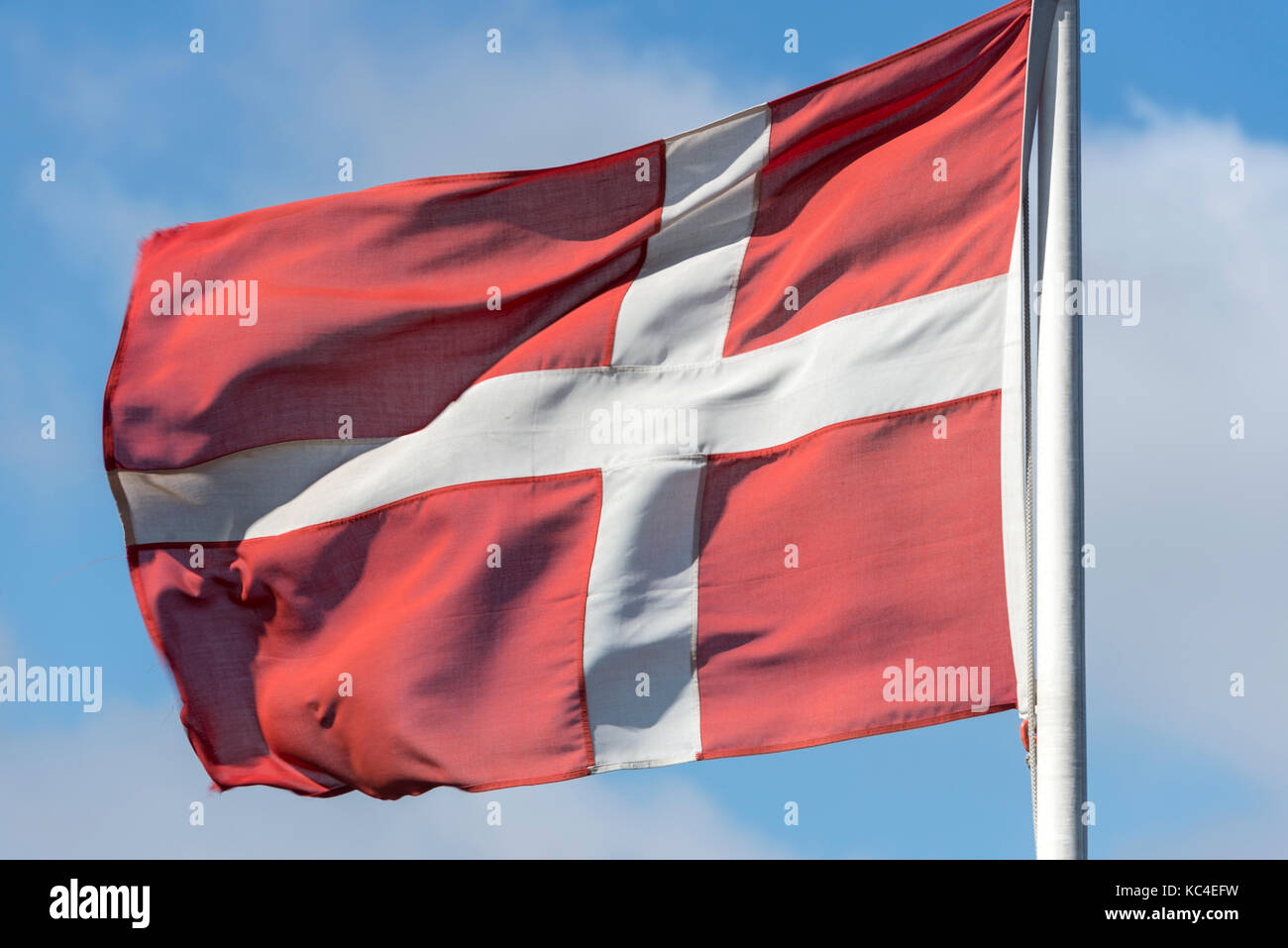 Flag of Denamrk Stock Photo - Alamy