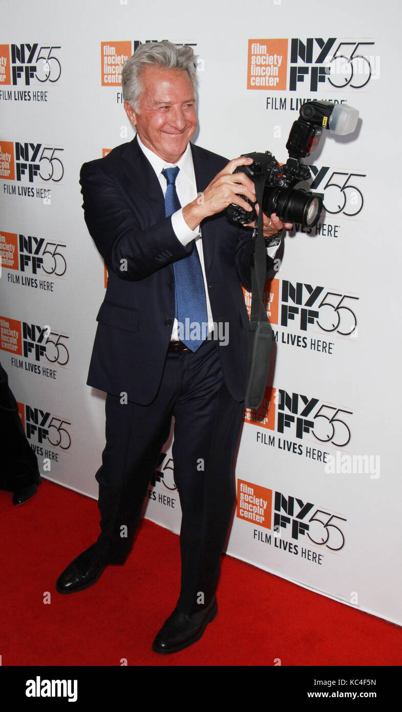 New York, NY, USA. 01st Oct, 2017. Dustin Hoffman attend 55th New York ...