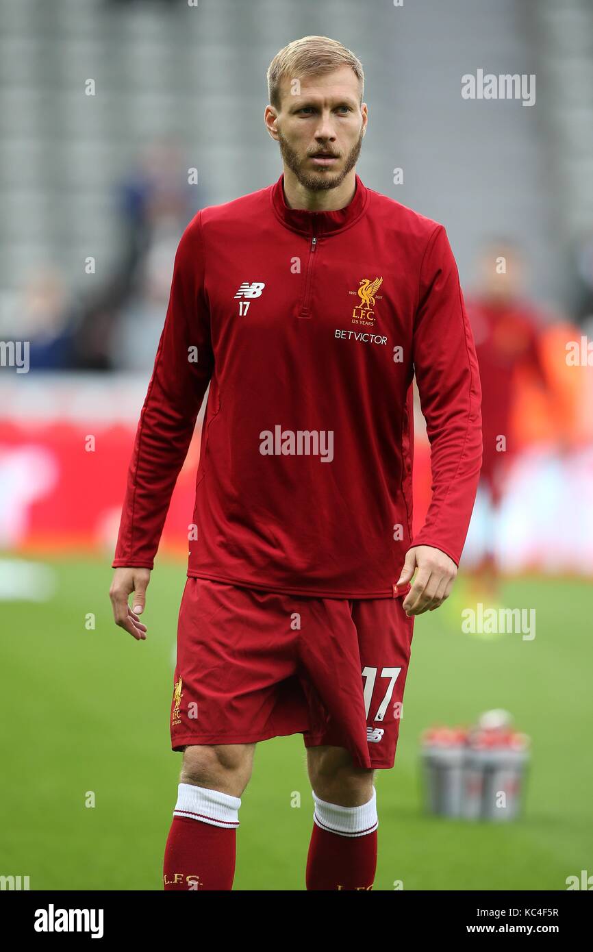 RAGNAR KLAVAN LIVERPOOL FC LIVERPOOL FC ST JAMES PARK NEWCASTLE ENGLAND ...