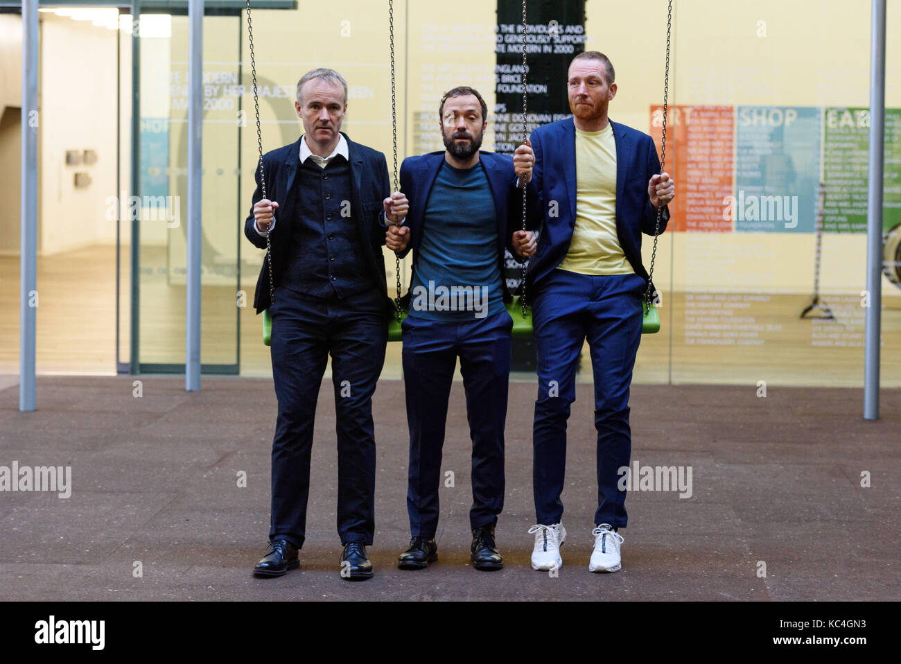London, UK. 2nd Oct, 2017. JAKOB FENGER, RASMUS NIELSEN and ...