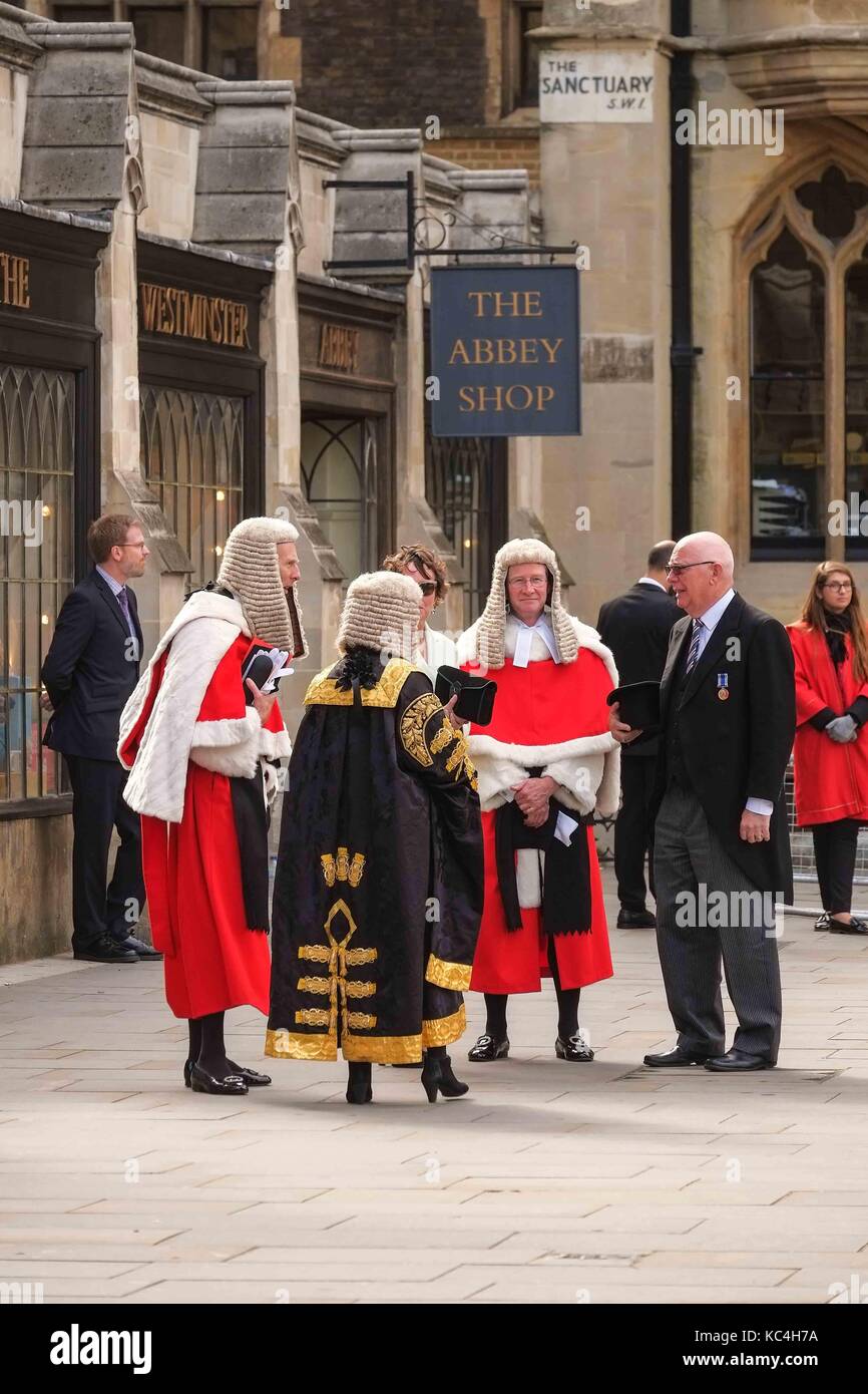 Judges procession service westminster abbey hi-res stock photography ...