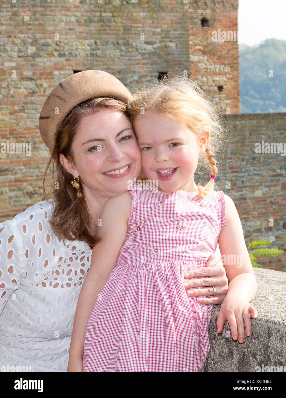 Princess Annemarie de Bourbon de Parme and Princess Luisa at Castell ...