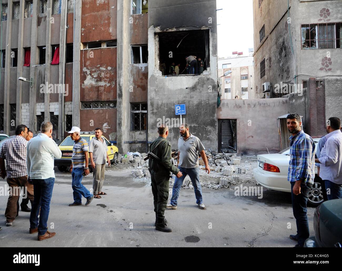 Damascus. 2nd Oct, 2017. The photo taken on Oct.2, 2017 shows the ...