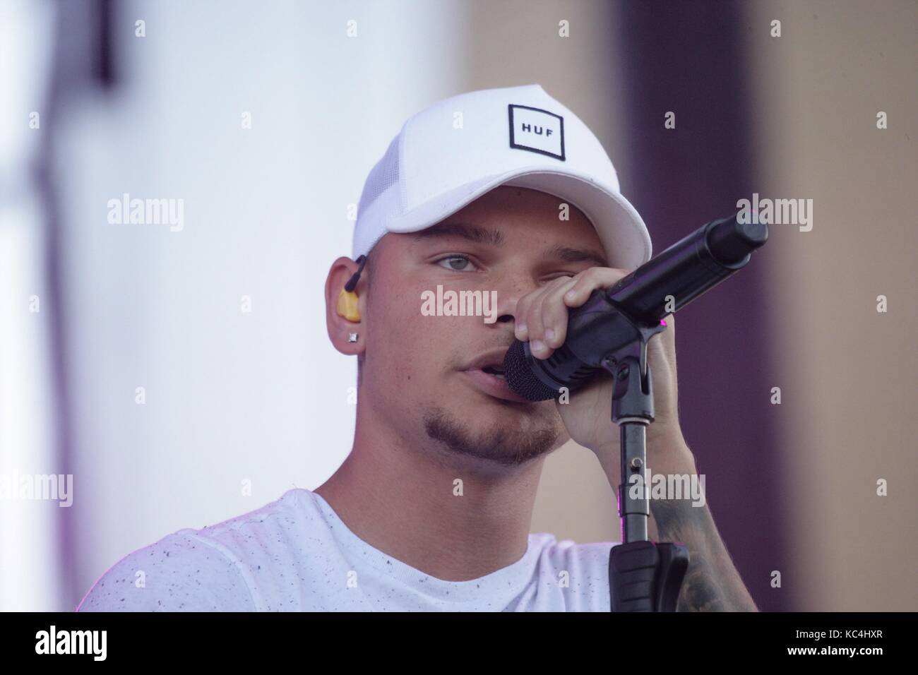Kane Brown on stage for Route 91 Harvest Concert Festival - SUN 2, Las ...