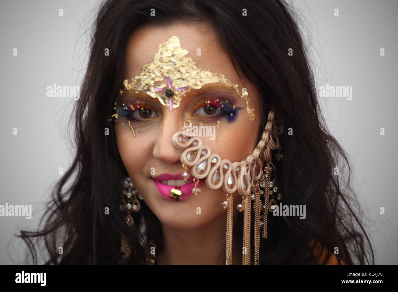 London, UK. 2nd Oct, 2017. Nailympia and Games of Lashes competitions ...