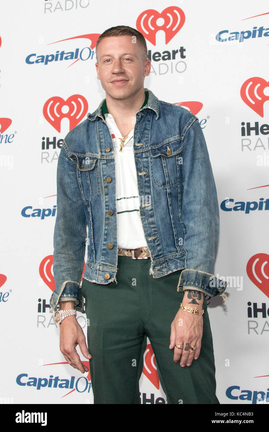 Las Vegas, Nevada, USA. 23rd Sep, 2017. MACKLEMORE (BEN HAGGERTY) on ...