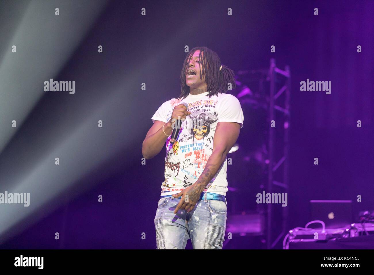 Chicago, Illinois, USA. 29th Sep, 2017. Rapper RICO RECKLEZZ (TYRONE ...