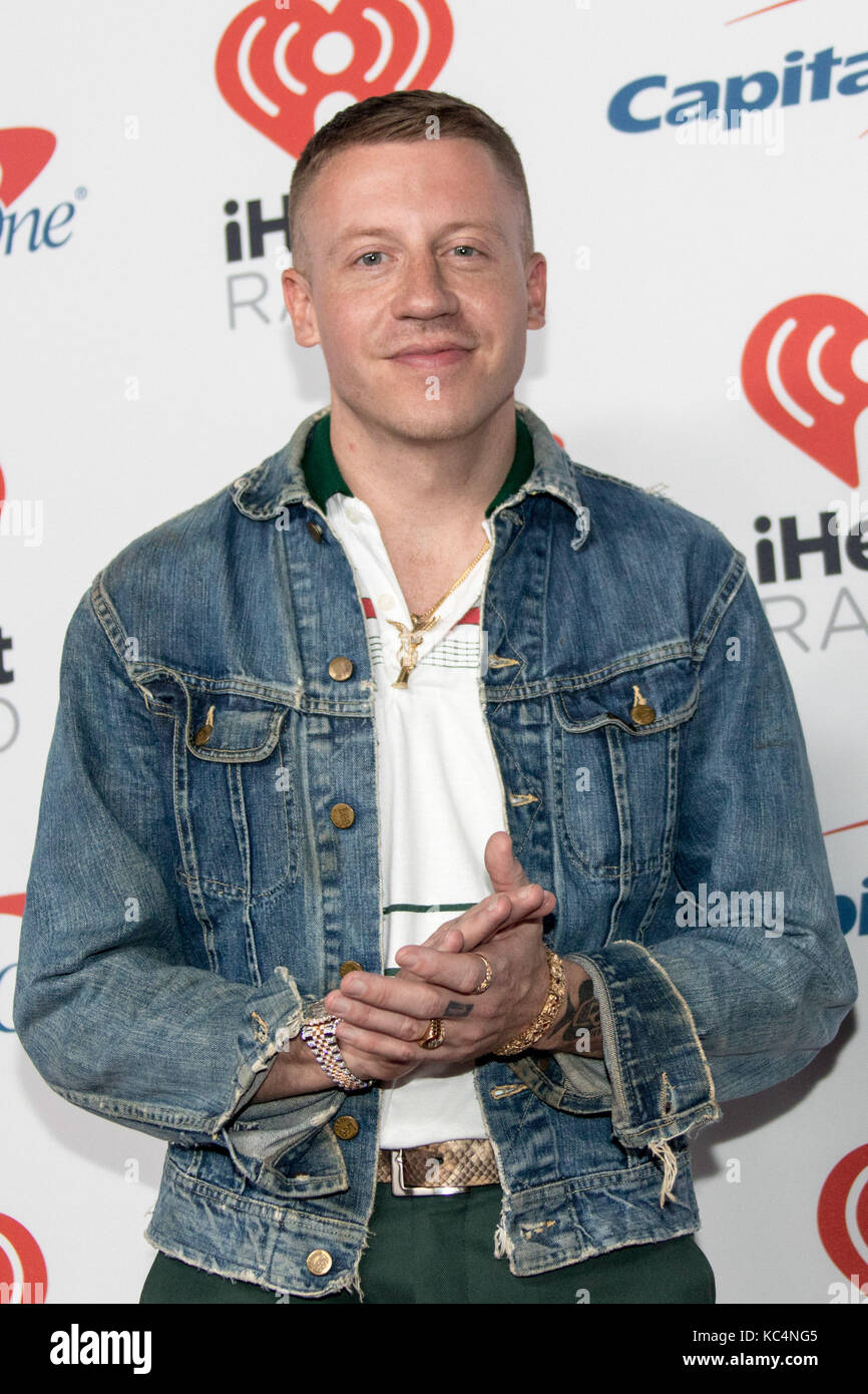 Las Vegas, Nevada, USA. 23rd Sep, 2017. MACKLEMORE (BEN HAGGERTY) on ...