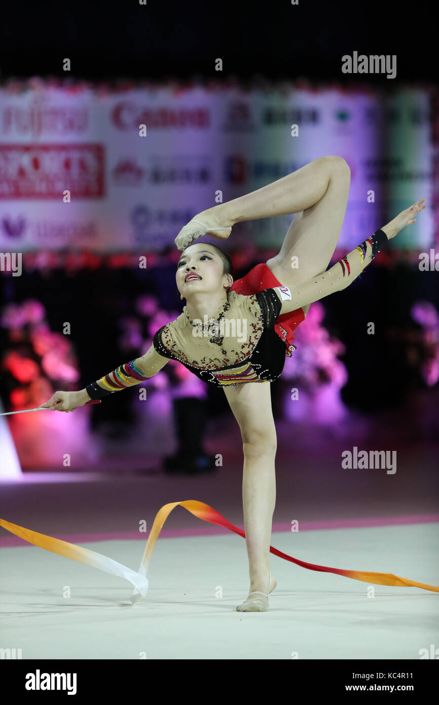 Tokyo, Japan. 1st Oct, 2017. Karin Koike (JPN) Rhythmic Gymnastics ...