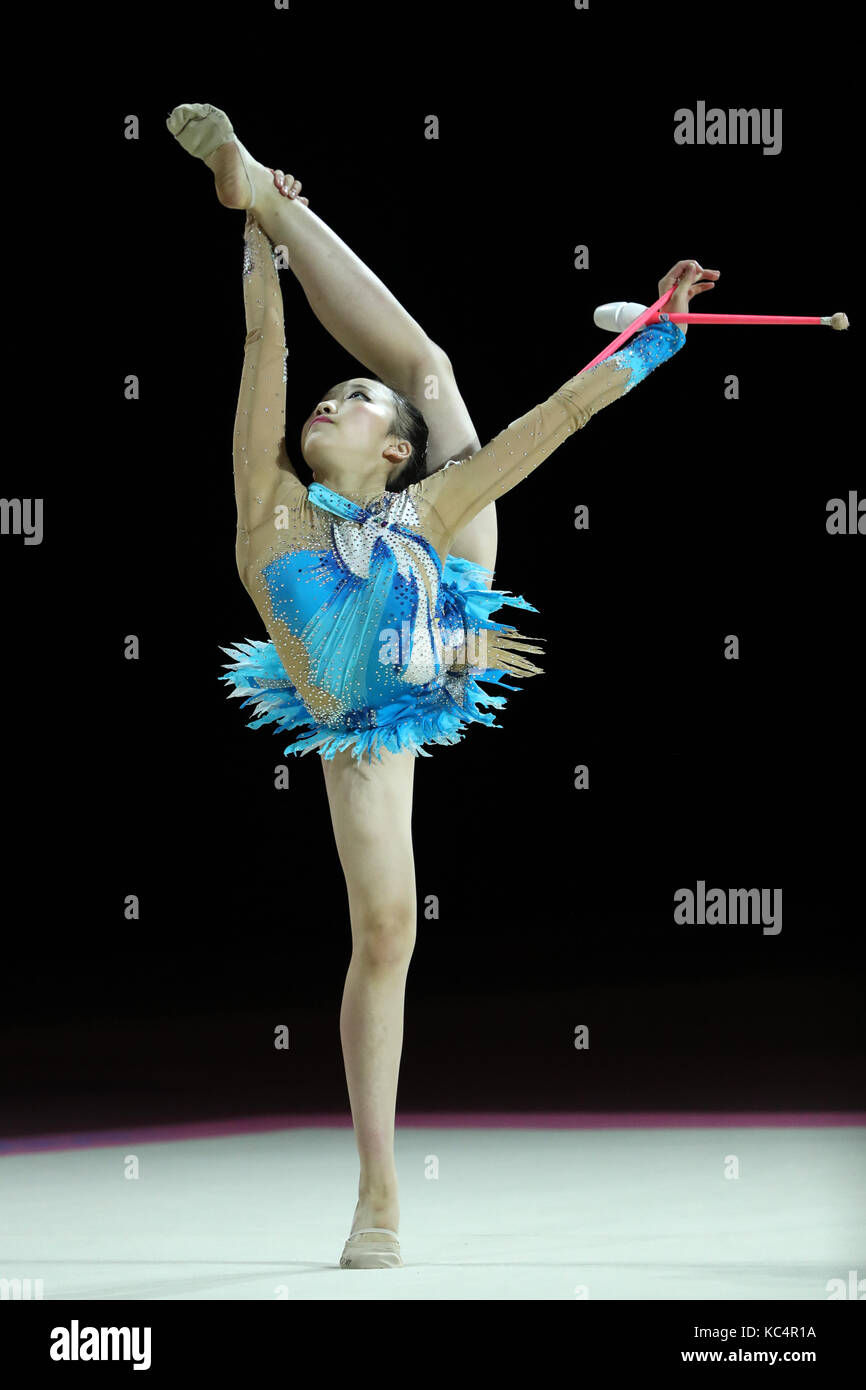 Tokyo, Japan. 1st Oct, 2017. Karin Koike (JPN) Rhythmic Gymnastics ...