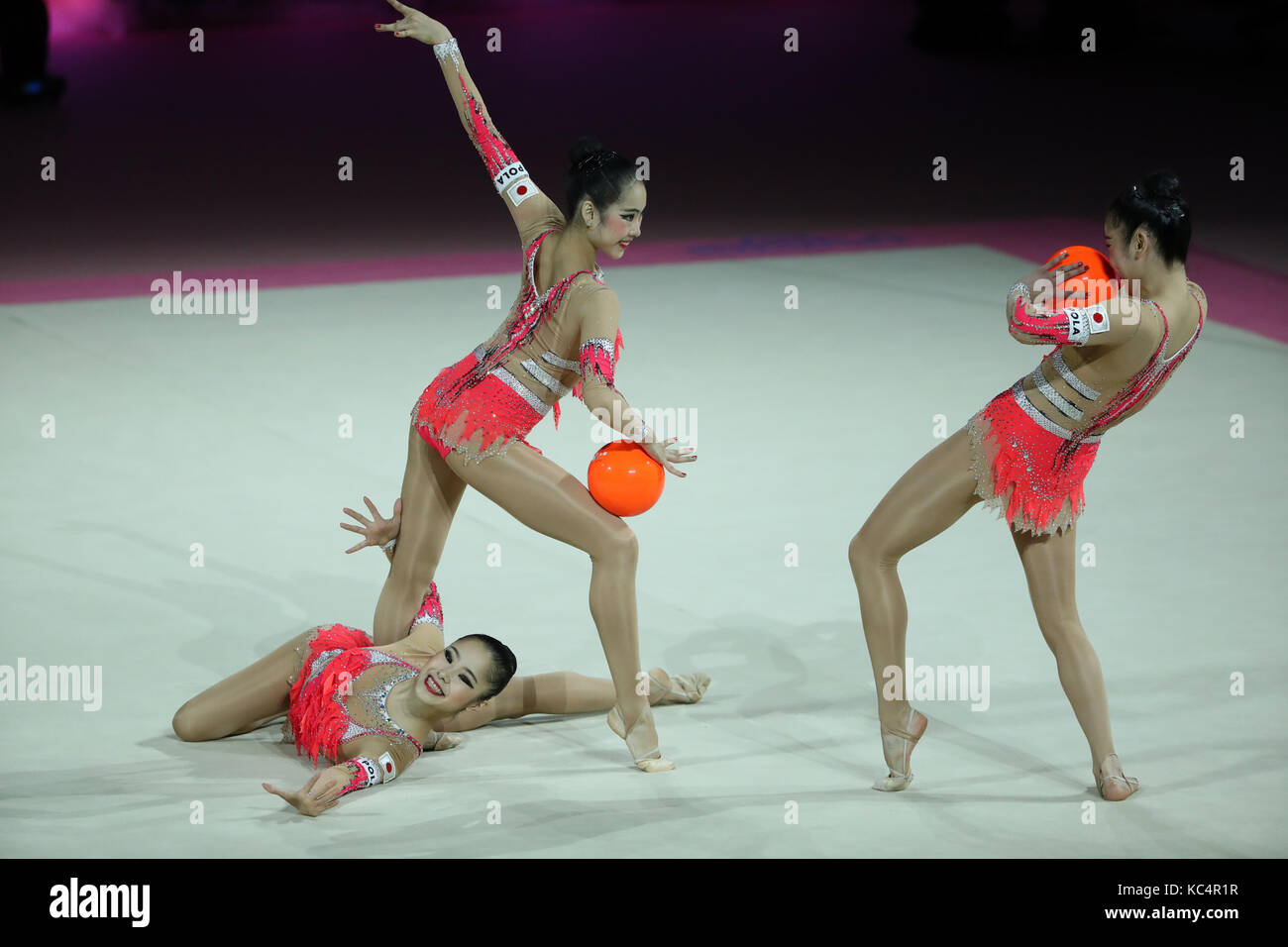 Tokyo, Japan. 1st Oct, 2017. Fairy Japan POLA Rhythmic Gymnastics : AEON CUP 2017 Worldwide R.G ...