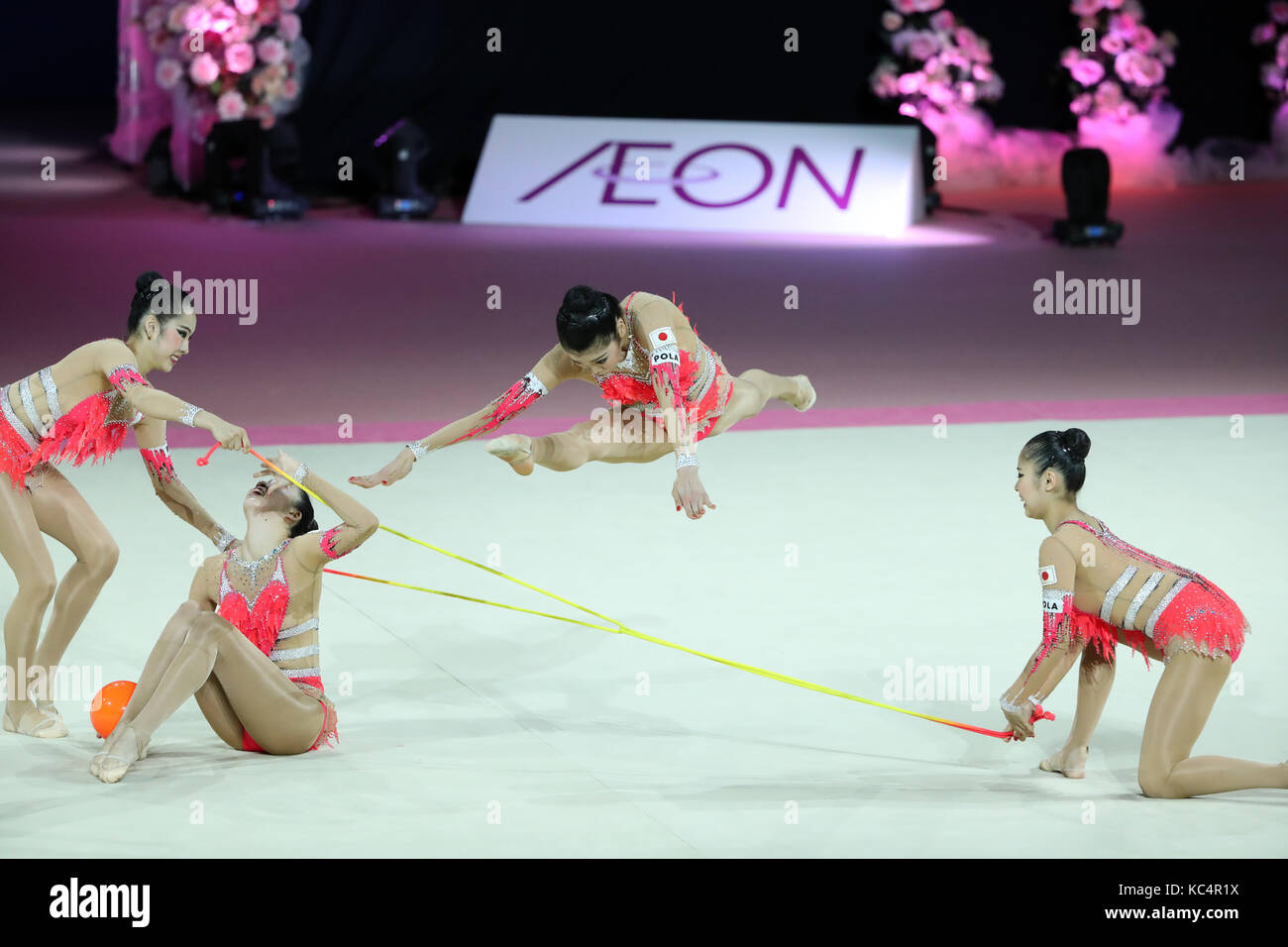 Tokyo, Japan. 1st Oct, 2017. Fairy Japan POLA Rhythmic Gymnastics : AEON CUP 2017 Worldwide R.G ...